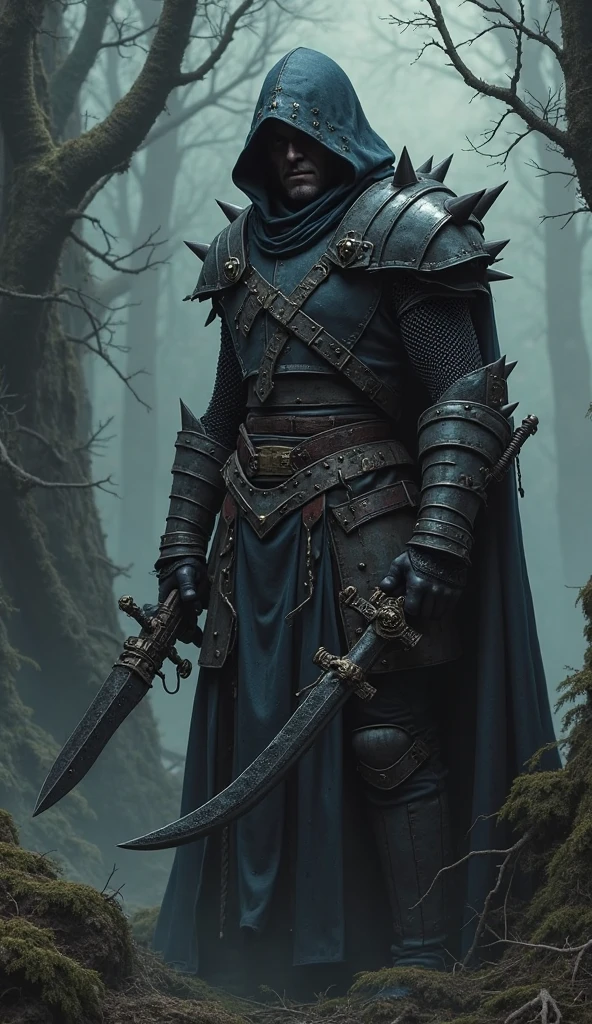 A formidable mercenary known as the Shadowed Executioner stands poised ...