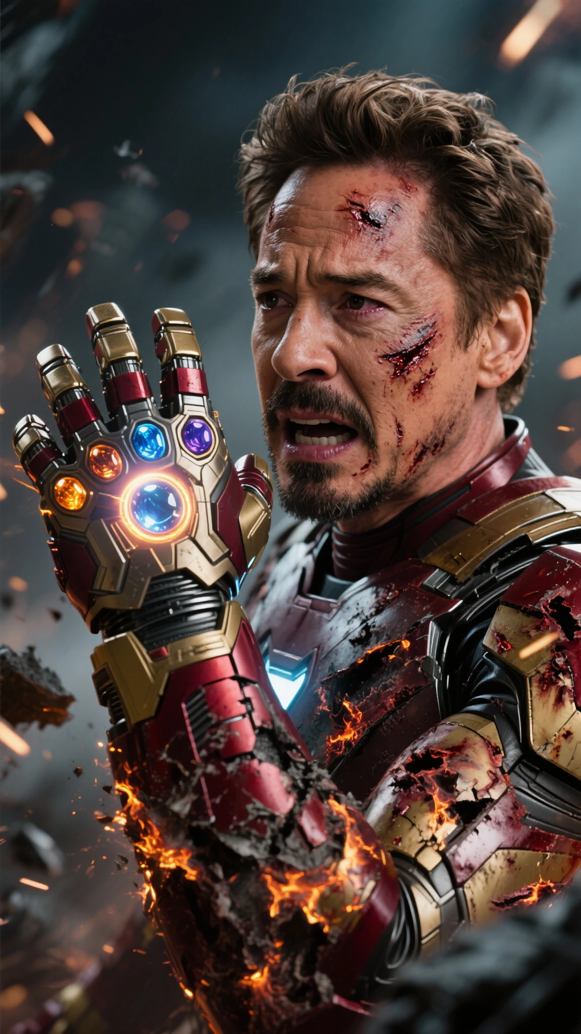 トニー・スターク : "私はアイアンマンです"