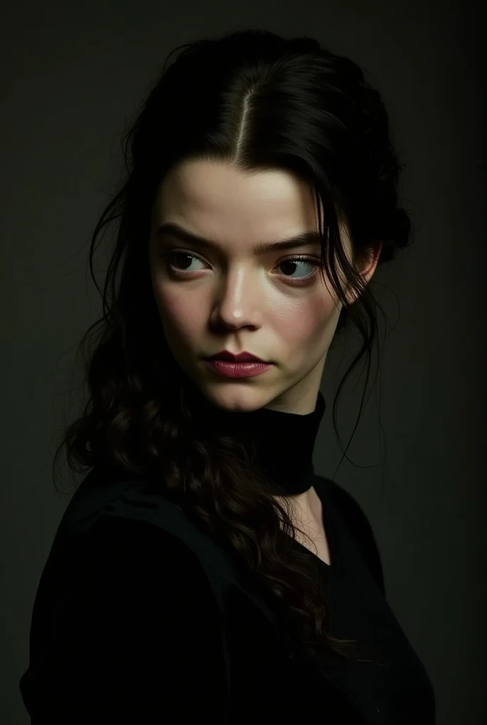 Anya Taylor-Joy,sad scene,masterpiece,cry,sad,detailed portrait of Anya ...