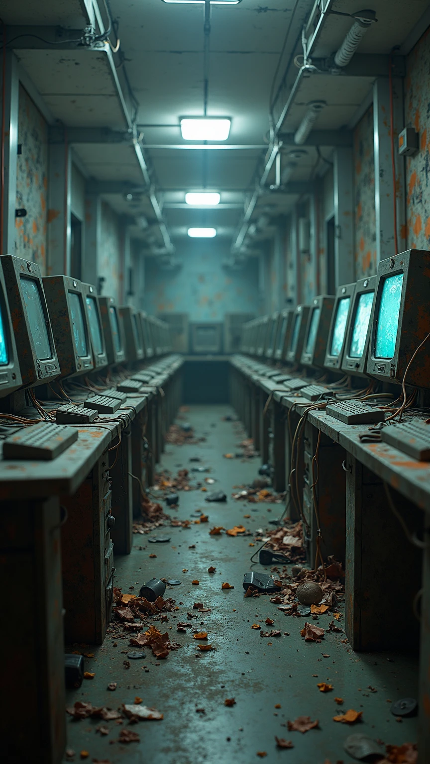 Computer Broken, Damaged Machines, Rusted Metal Parts, Broken Screens ...