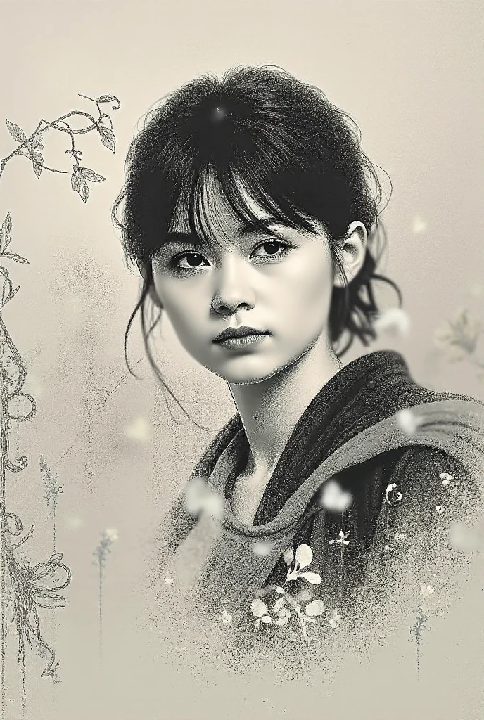 Picture this person. I need to draw something similar in a sketch ...