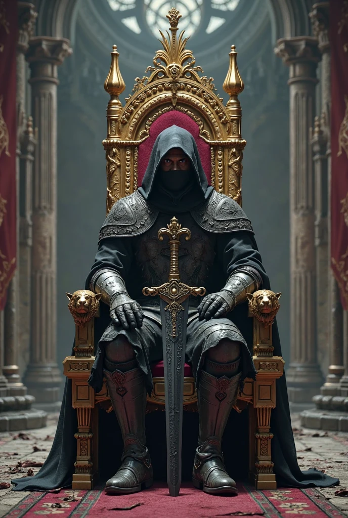 🎨 Ultra-Realistic 3D Artwork: “Throne of the Last Warlord” - SeaArt AI