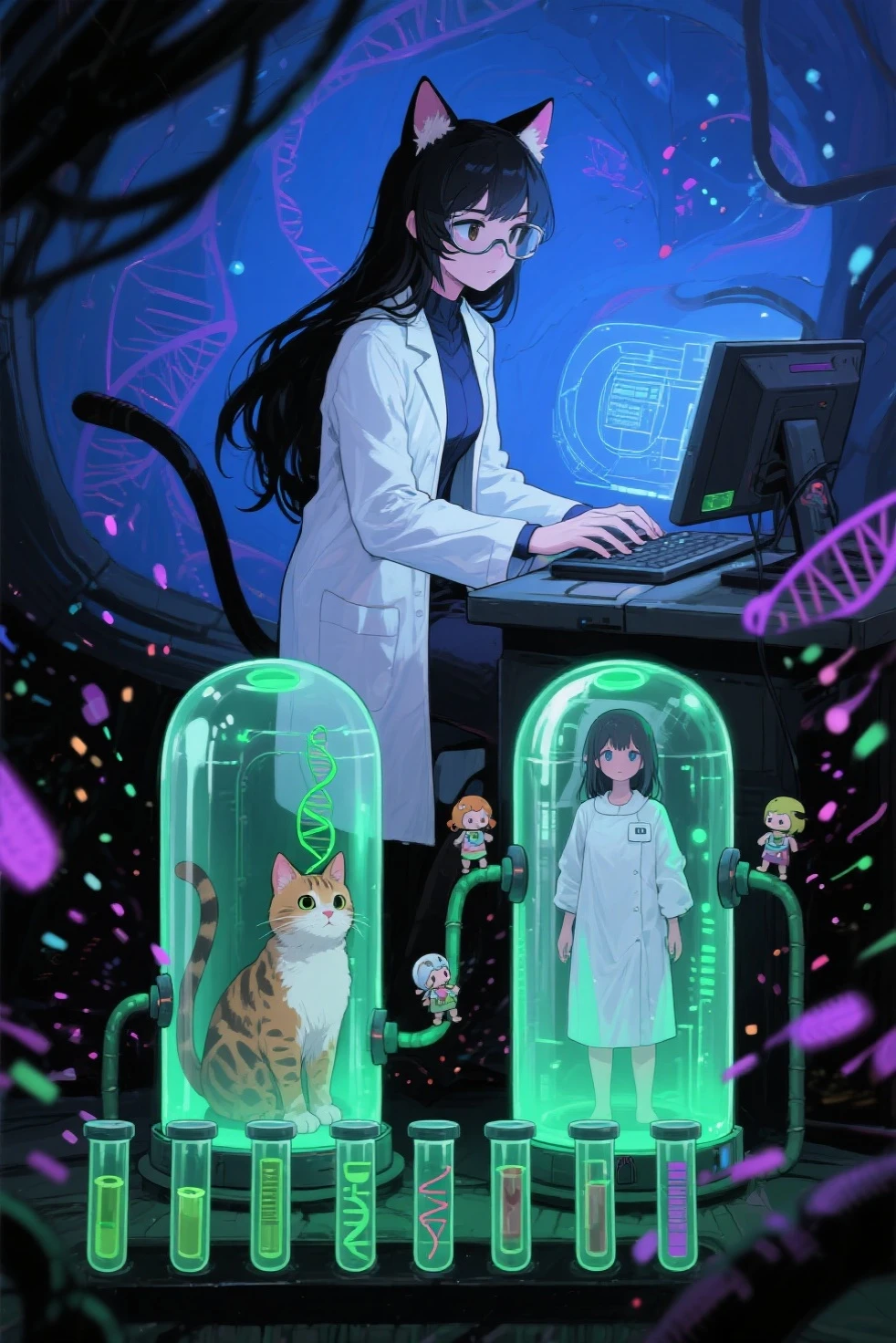fusion of human and cat: Cat-Ear Lab