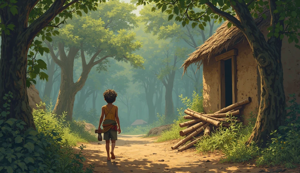 In the heart of a small, forgotten village, a young orphan boy lives ...