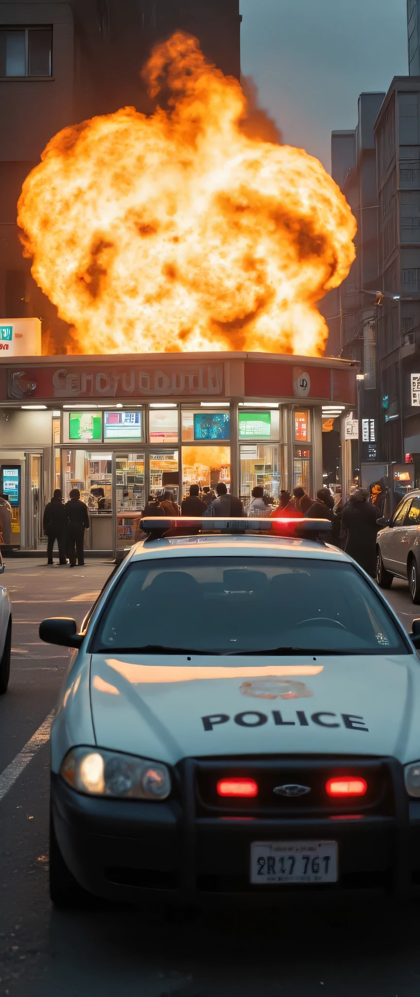 Highdefinition images、Detailed image of FamilyMart、A big explosion ...