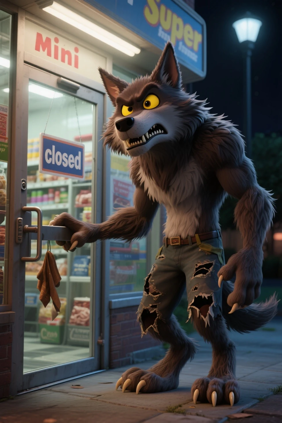 Detailed and expressive digital illustration, or a stylized 3D render ...