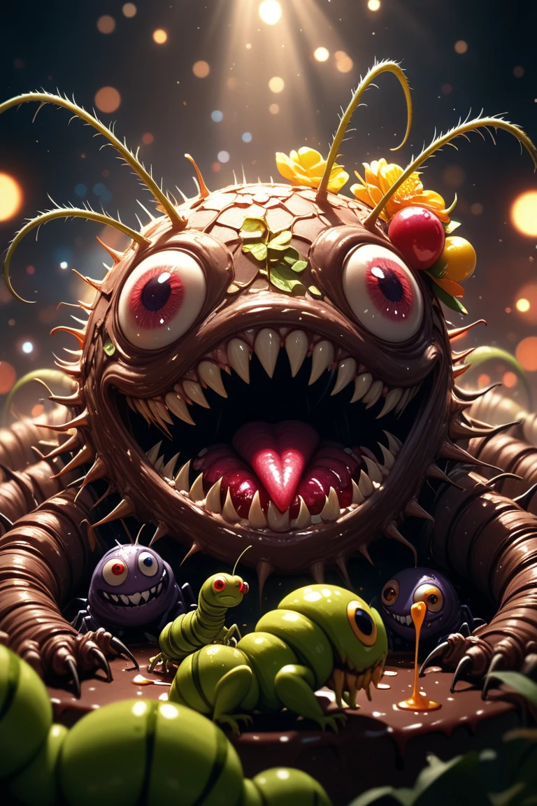 The cake monster, Centipedes、will change to extremely sweet sweets ...