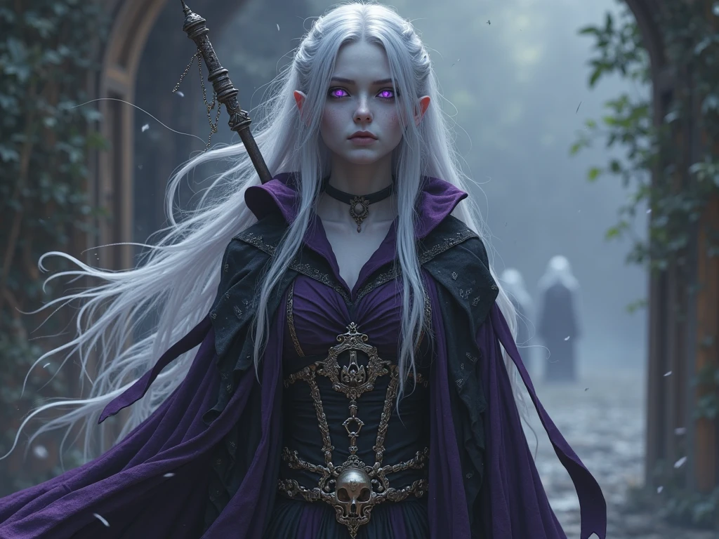 CGI-inspired style, a female undead character who doesn't exist in this ...