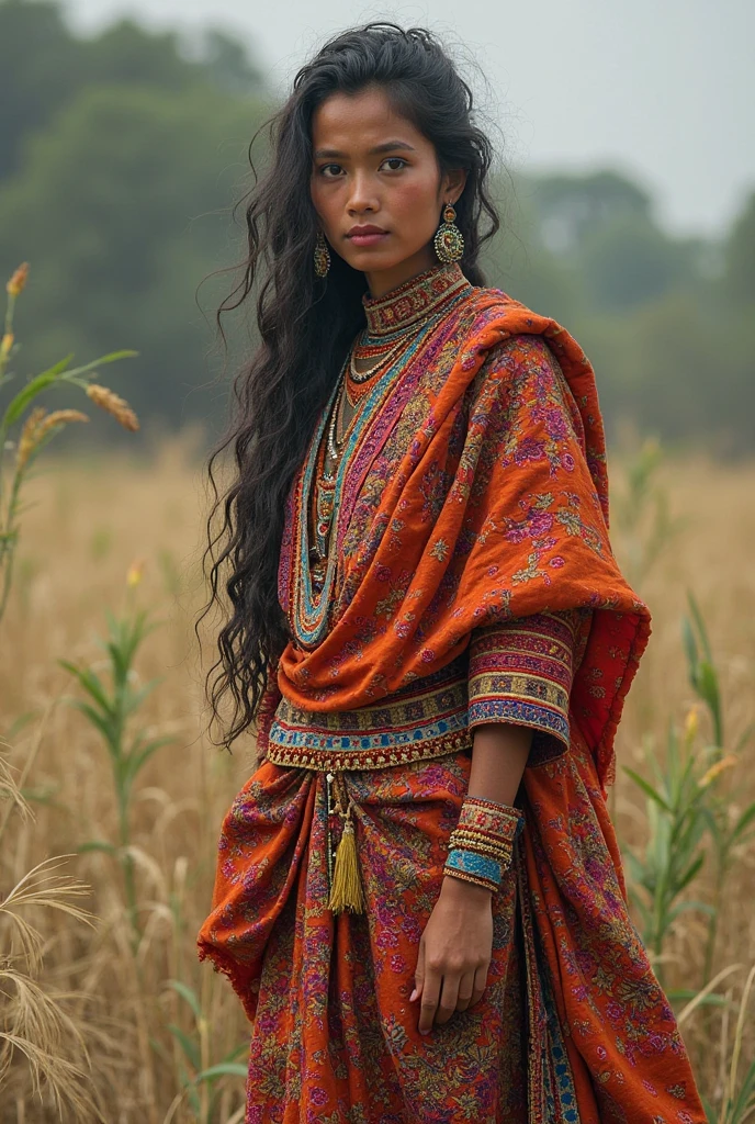 Traditional dress clothing of the Rohingya ethnic group. - SeaArt AI
