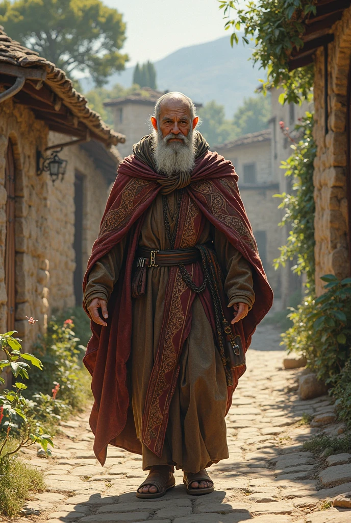 Jewish priest walking - SeaArt AI