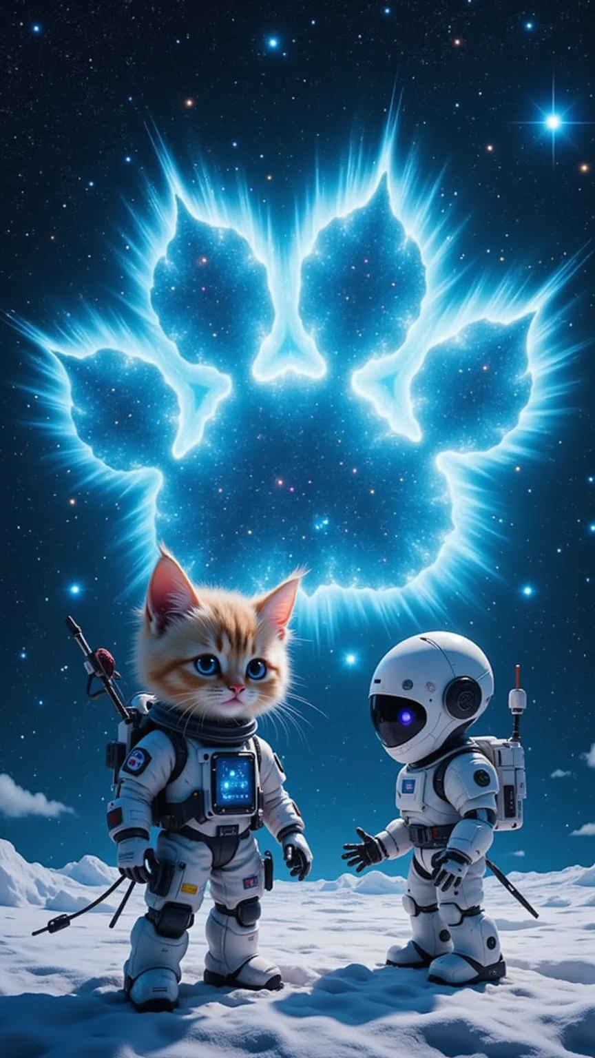 Hyper-realistic, photorealistic, dramatic scene, space discovery ...