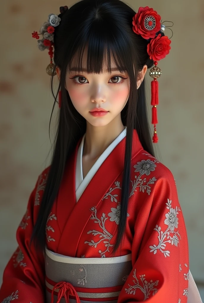 Female, 180 centimeters long, slender skinny build, She is a graceful ...