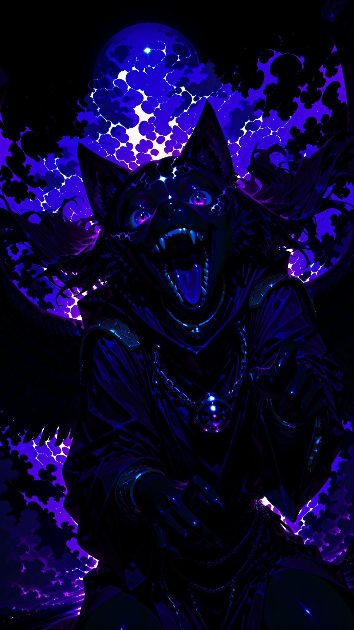 Extremely Aesthetic , Perfectly Distorted Cerberus Style Female - SeaArt AI