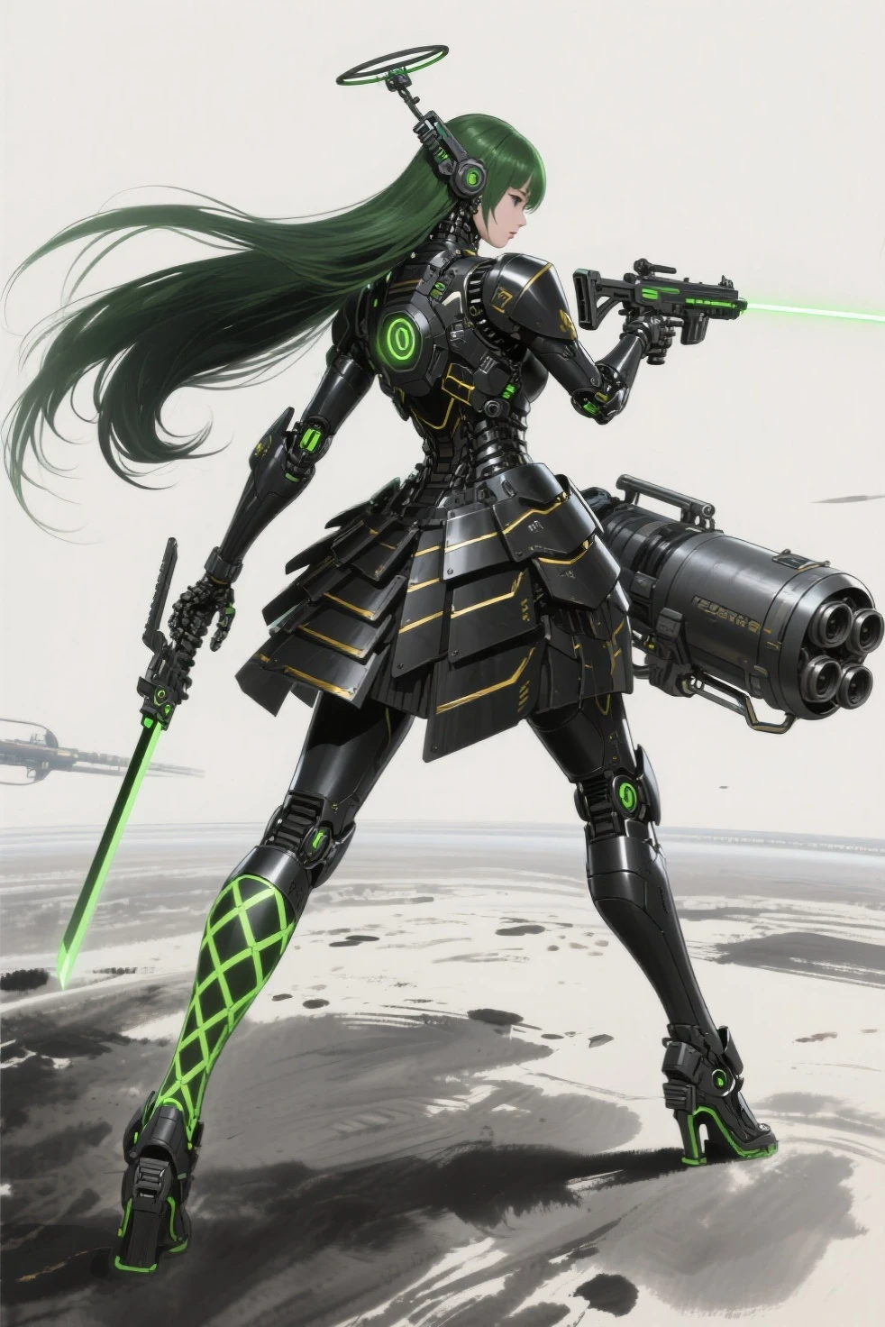 High Quality, HYPER DETAIL、illustration style、Sumi-e style、dynamic composition t - SeaArt AI