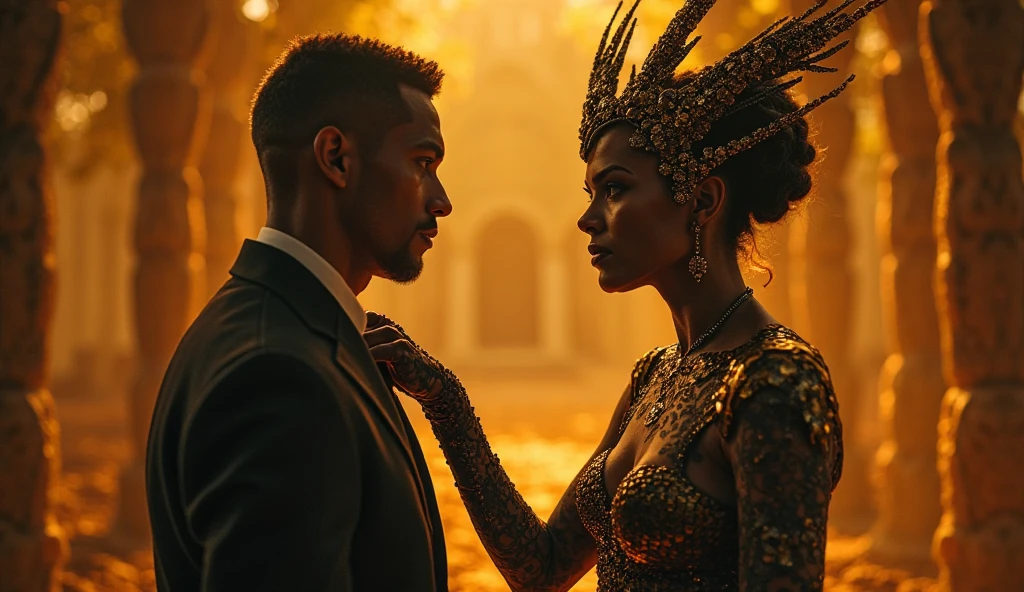 5. Evan and the Queen (Revealing Attire) face to face – Intimate and ...