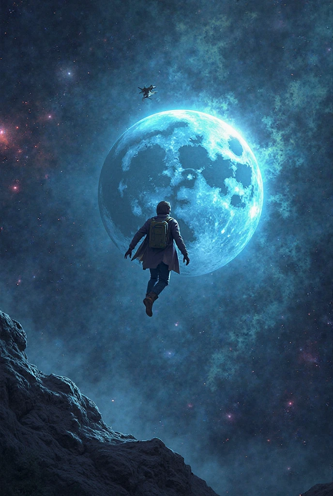 The original idea was to have CAL floating through the Ether of Space ...