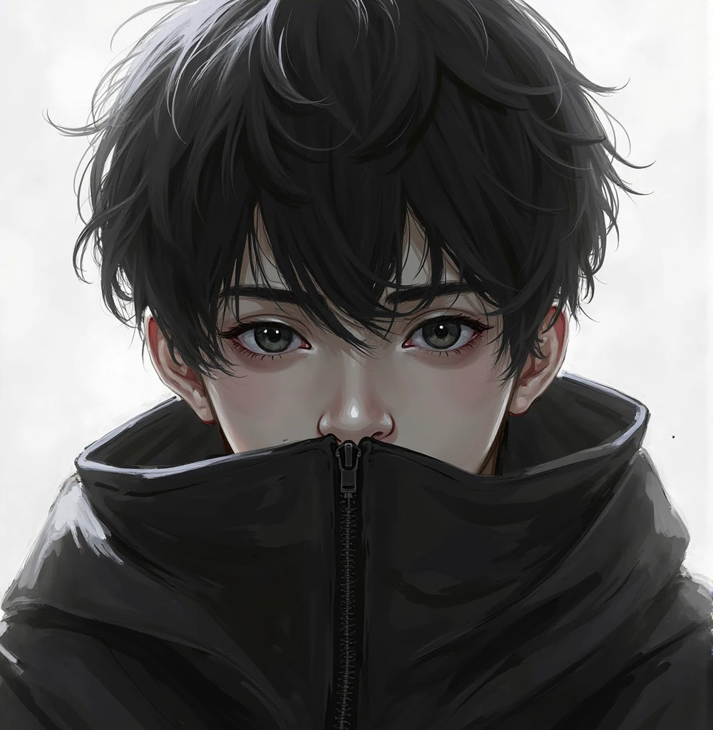 Nice and smooth black hair，His facial features are deep， Eyebrow Ink ...