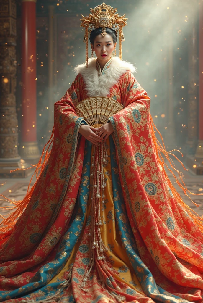 /imagine prompt: A terrifyingly divine Chinese empress dowager ...