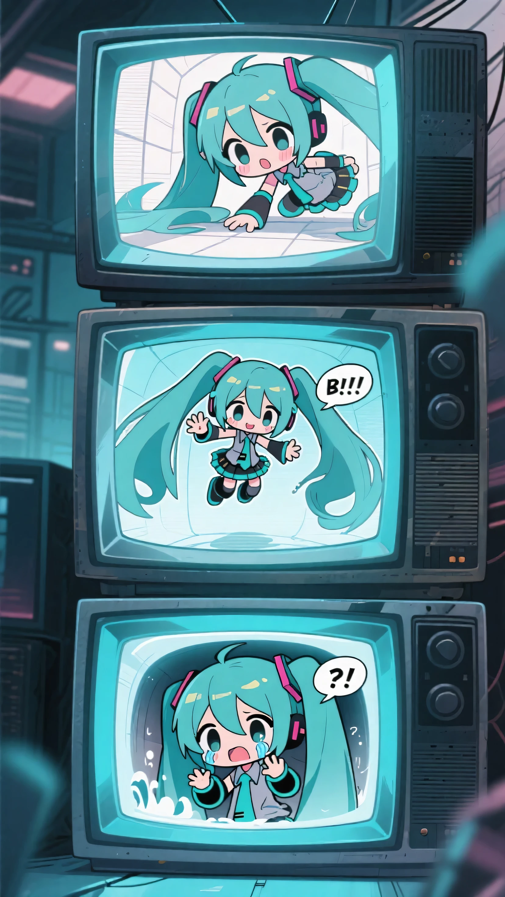 3-Panel-Comic「Absorption」【0629】