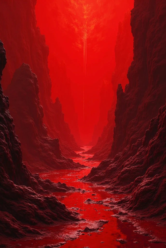 Bloody red background. Where red blood is flowing. - SeaArt AI