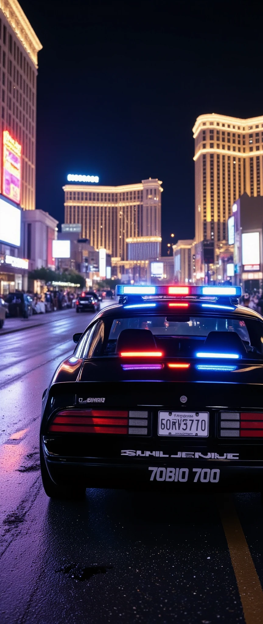 High-definition image 、camera of the police car in the parking lot ...