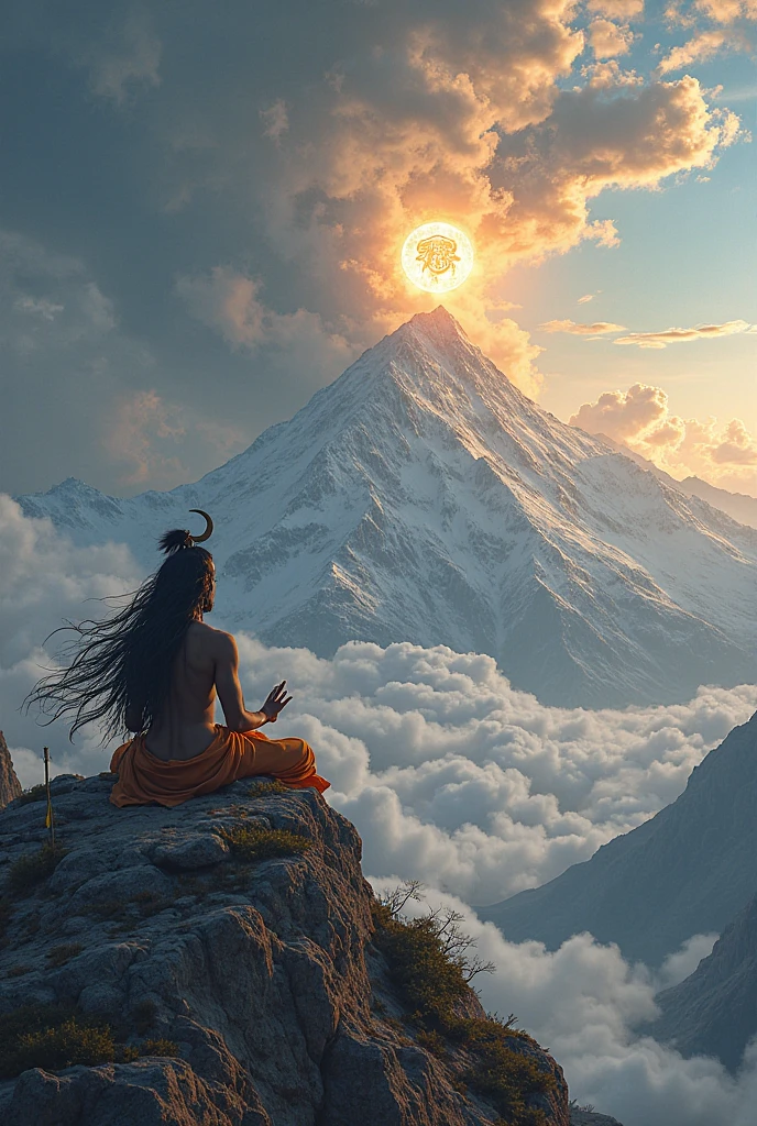 "In the heart of the Himalayas lies the divine realm of Mount Kailash ...