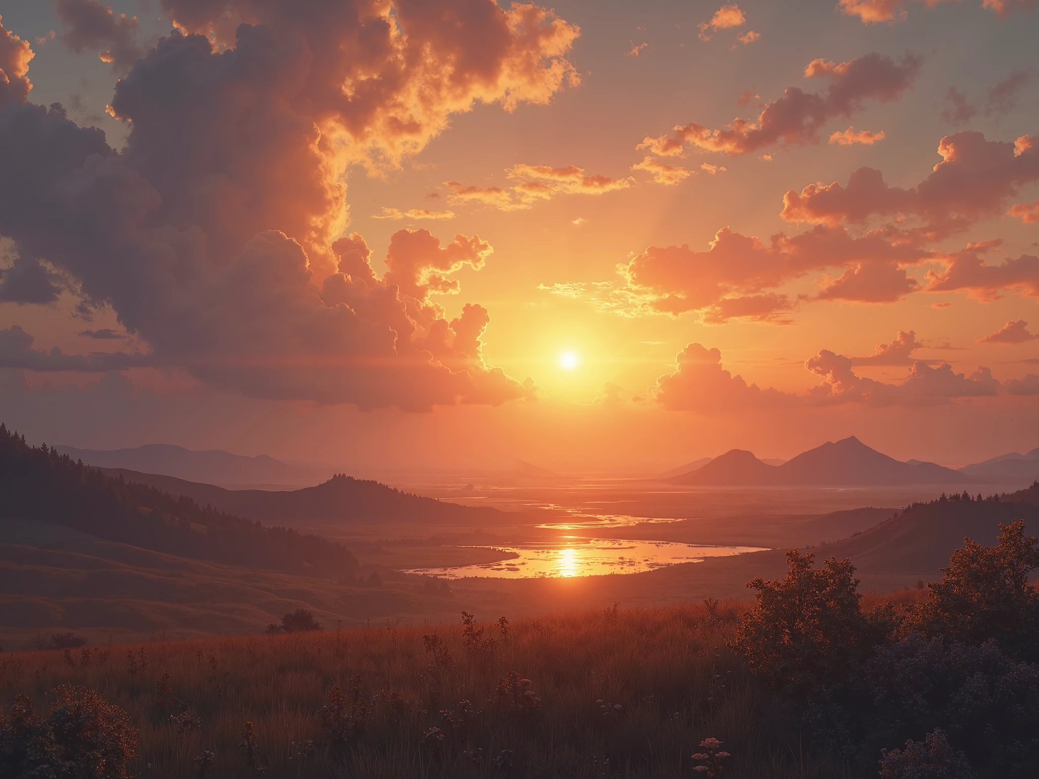 Sunrise so realistic - SeaArt AI