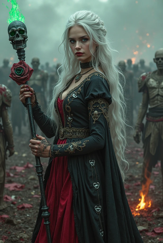 "A hyper-realistic fantasy portrait of a young, beautiful female ...