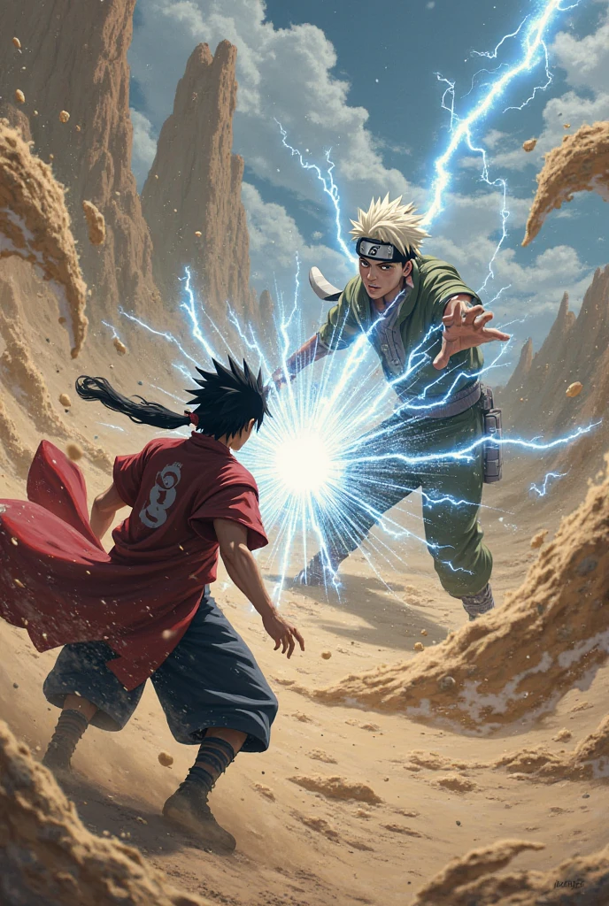 Sasuke Vs Gaara Seaart Ai