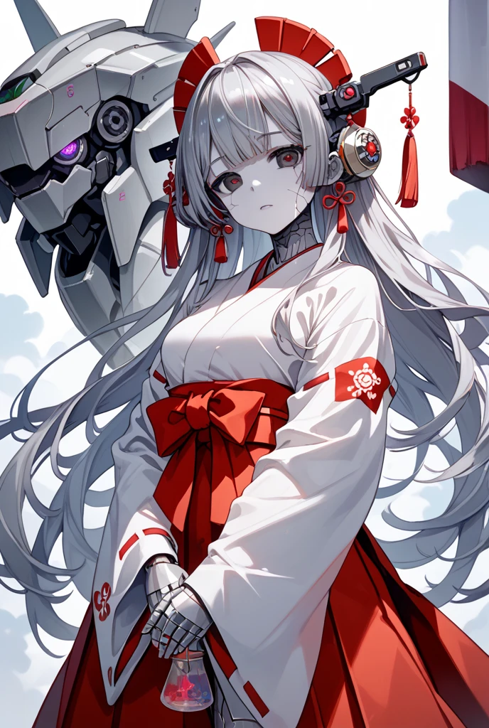 Cyber Shrine Maiden outfit！！