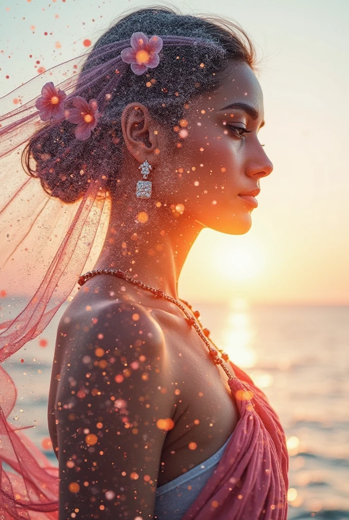 High quality, 8K Ultra HD, A beautiful double exposure that combines an ...