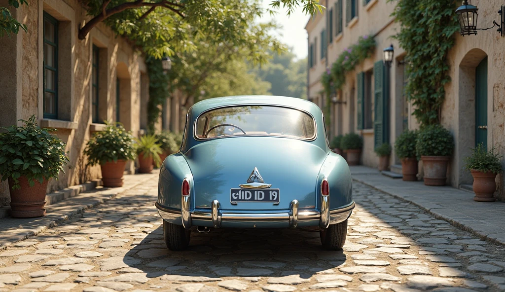 Generate an ultra-realistic 3D render of the classic Citroën ID 19 ...