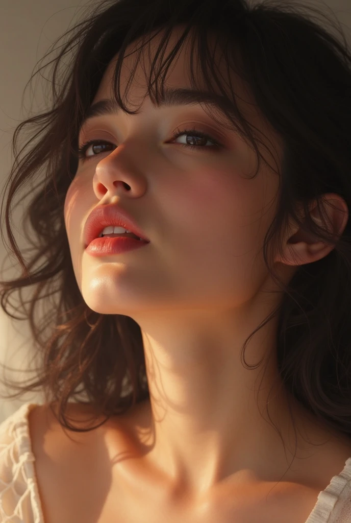 Beautiful girl doing ACHEGAO - SeaArt AI
