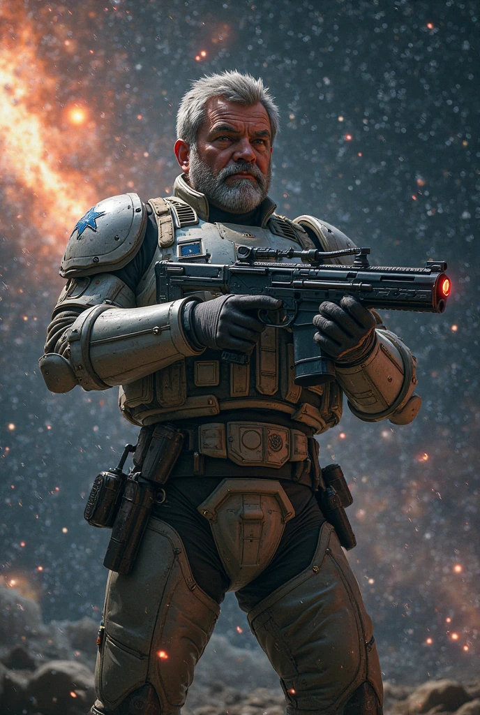 Galactic Space Opera sci-fi. Local Police Officer. Blaster Pistol ...