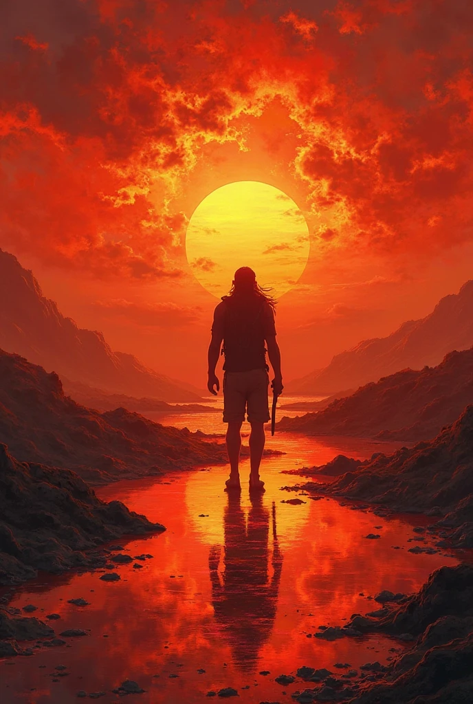 The fiery dawn of passion rising with the first lights of the sun ...