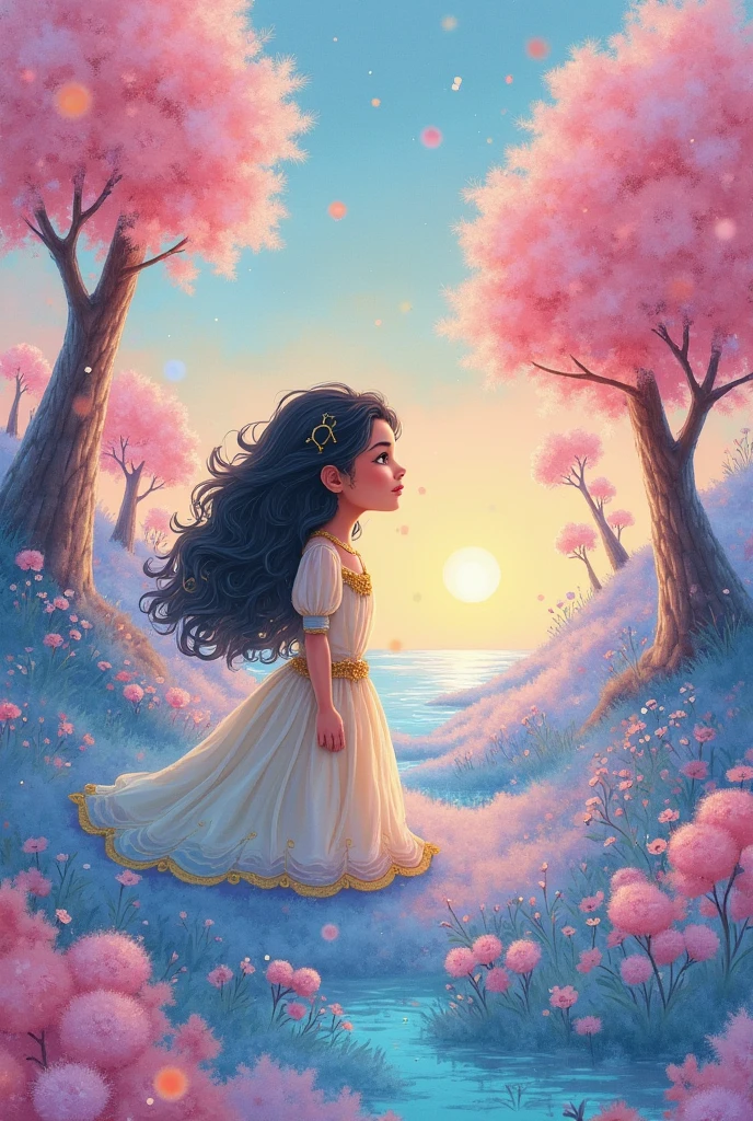 Create a watercolor illustration for the following story. Queen Isis ...