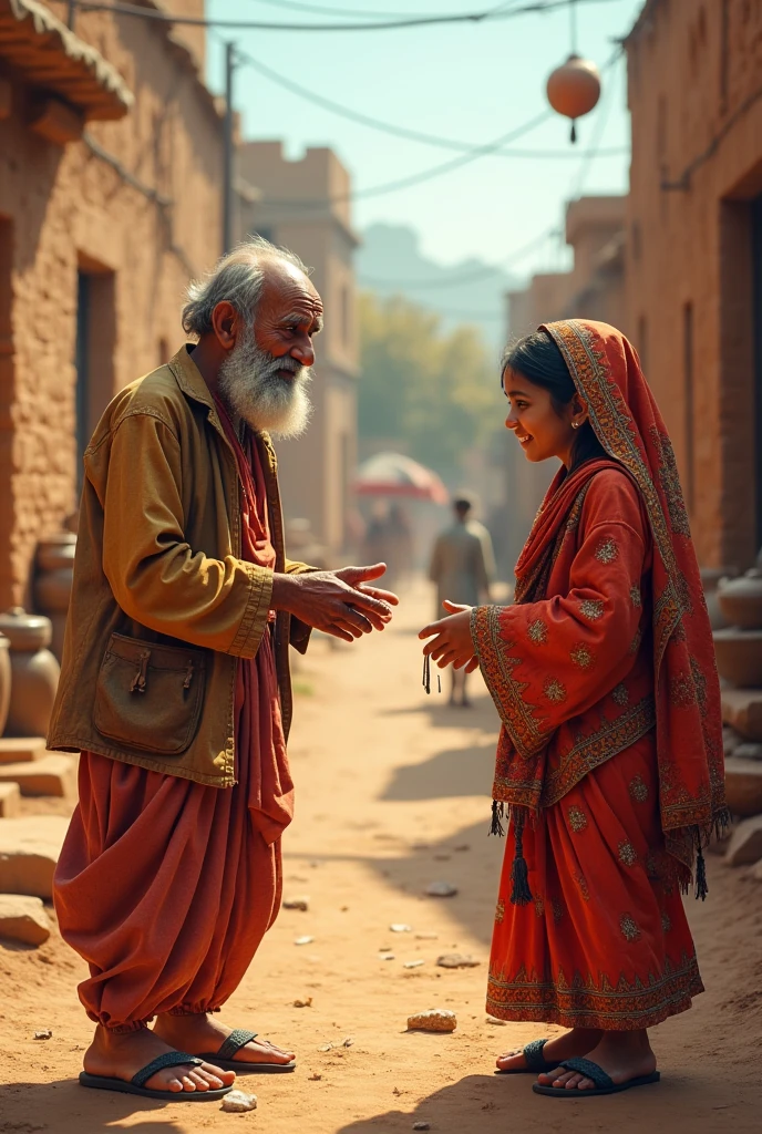 Chacha chodri in old village - SeaArt AI