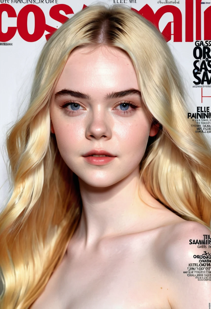 Portrait photo of (Elle Fanning) ????, ?????, (long hair), posing for a ...