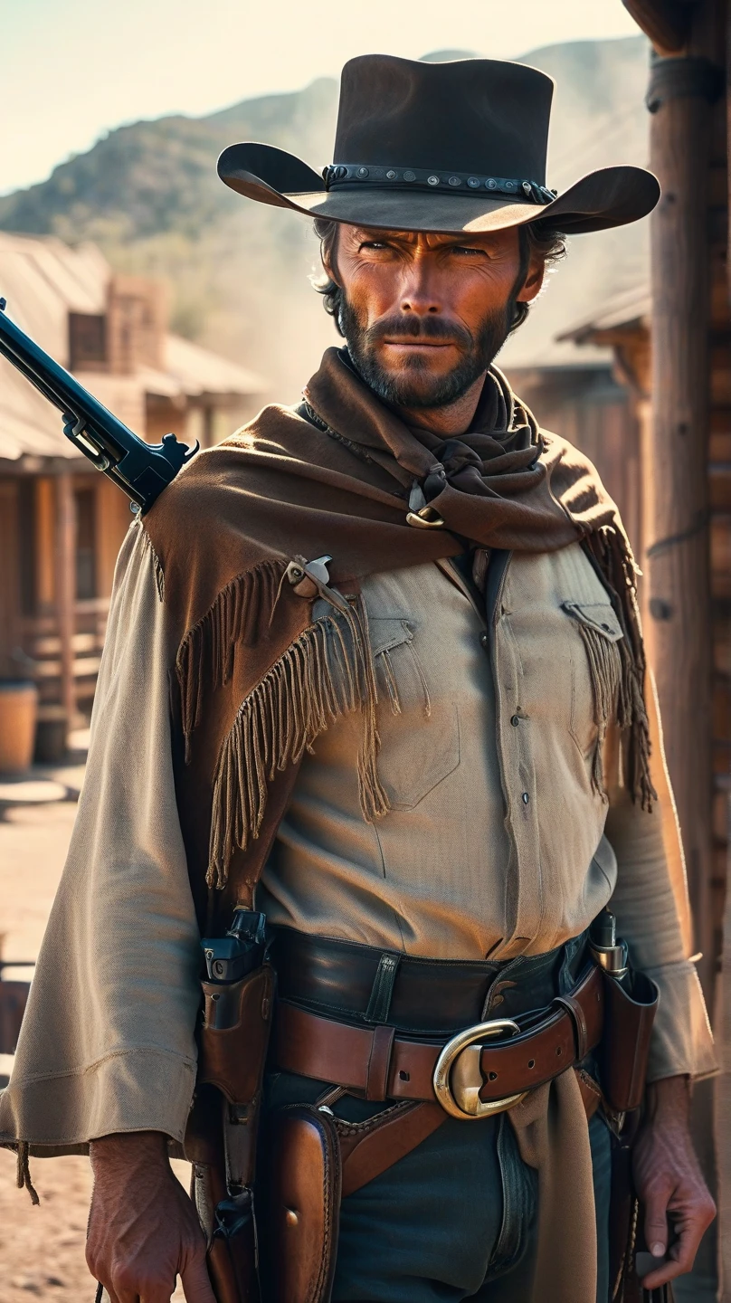 夕陽のガンマン