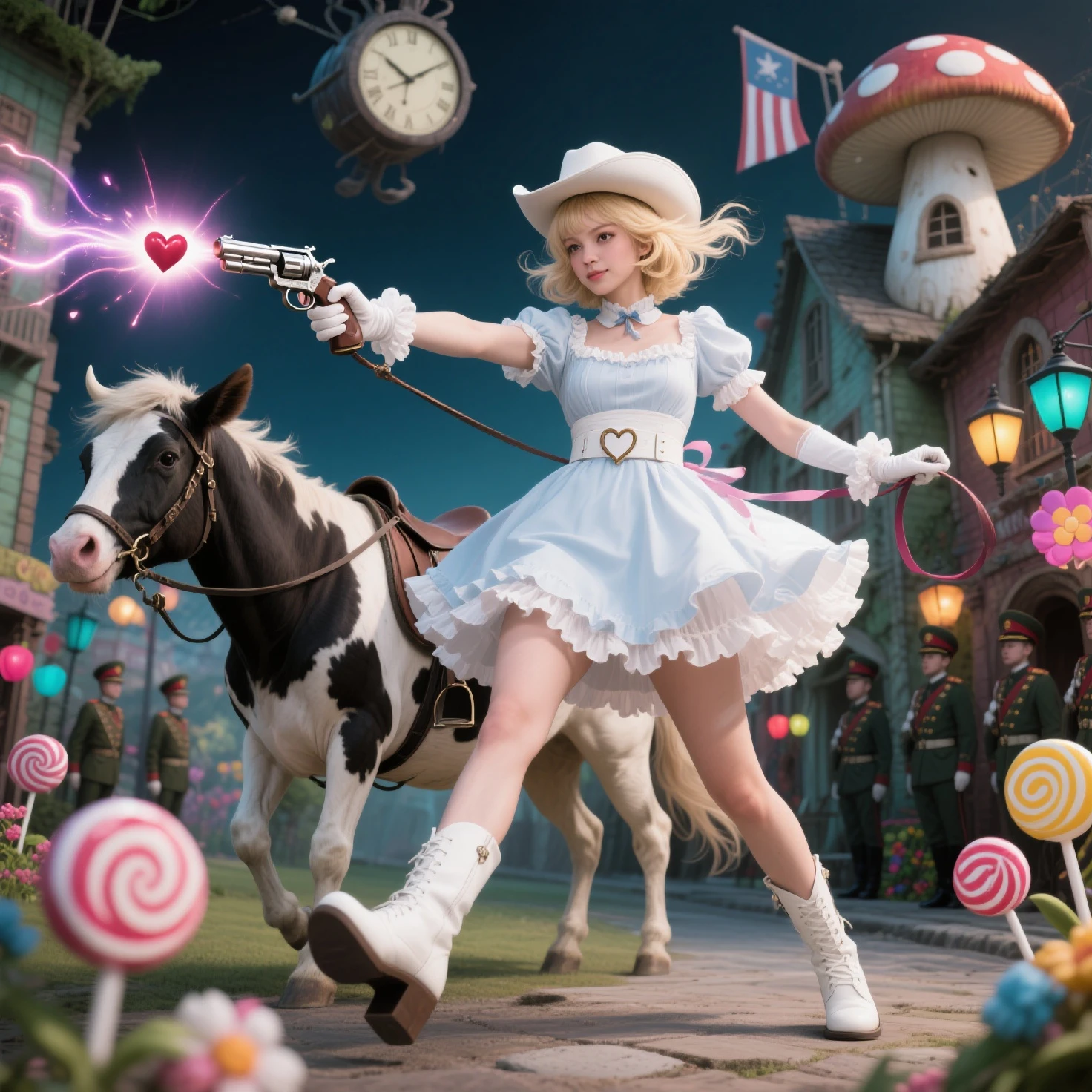 If you hit the heart, you'll turn into a cow.♥