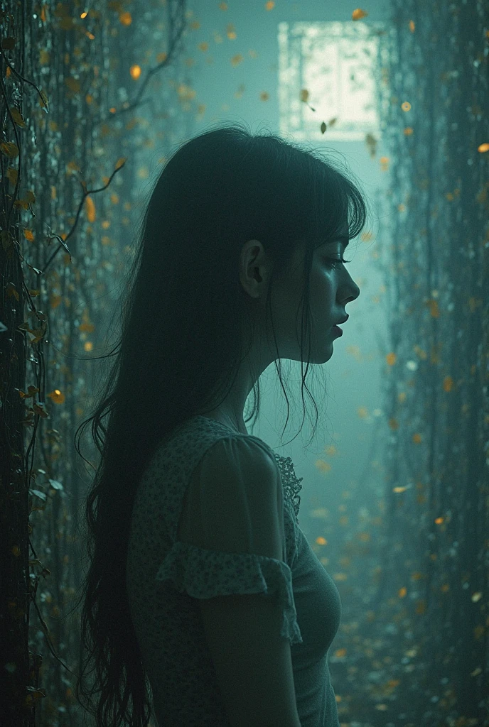 Create a picture to be the cover of a few named ,,Voices without echo ...