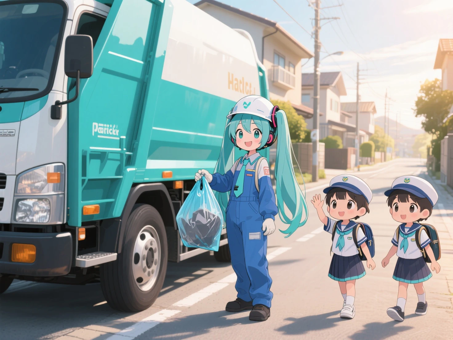 「おはよう、ミク姉ちゃん！」