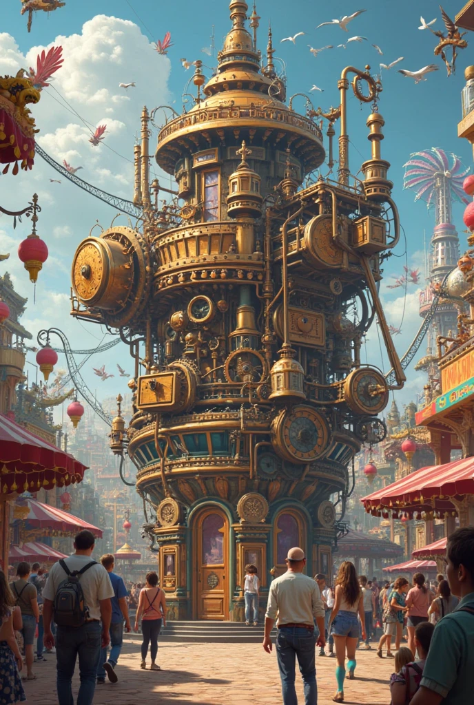 Design amusement park machine - SeaArt AI