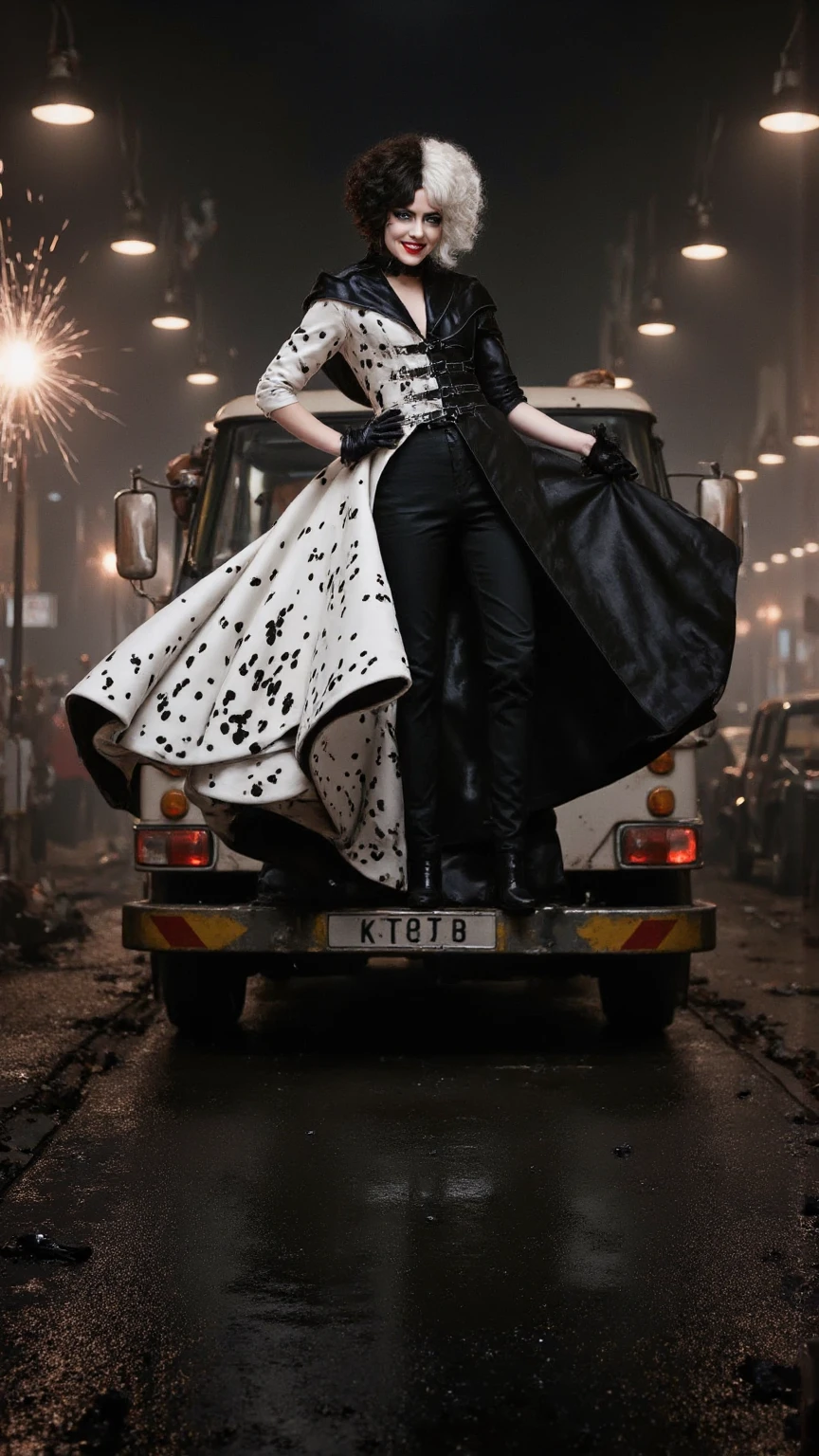 Masterpiece, ultra-high quality, photorealistic, dramatic fashion scene ...