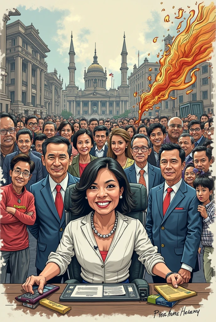 Draw a political cartoon depicting your opinion about how Philippine ...