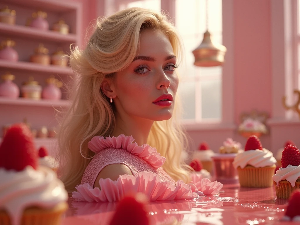 Hyperrealistic Vogue cover: Sweet destruction. The perfect face of a ...