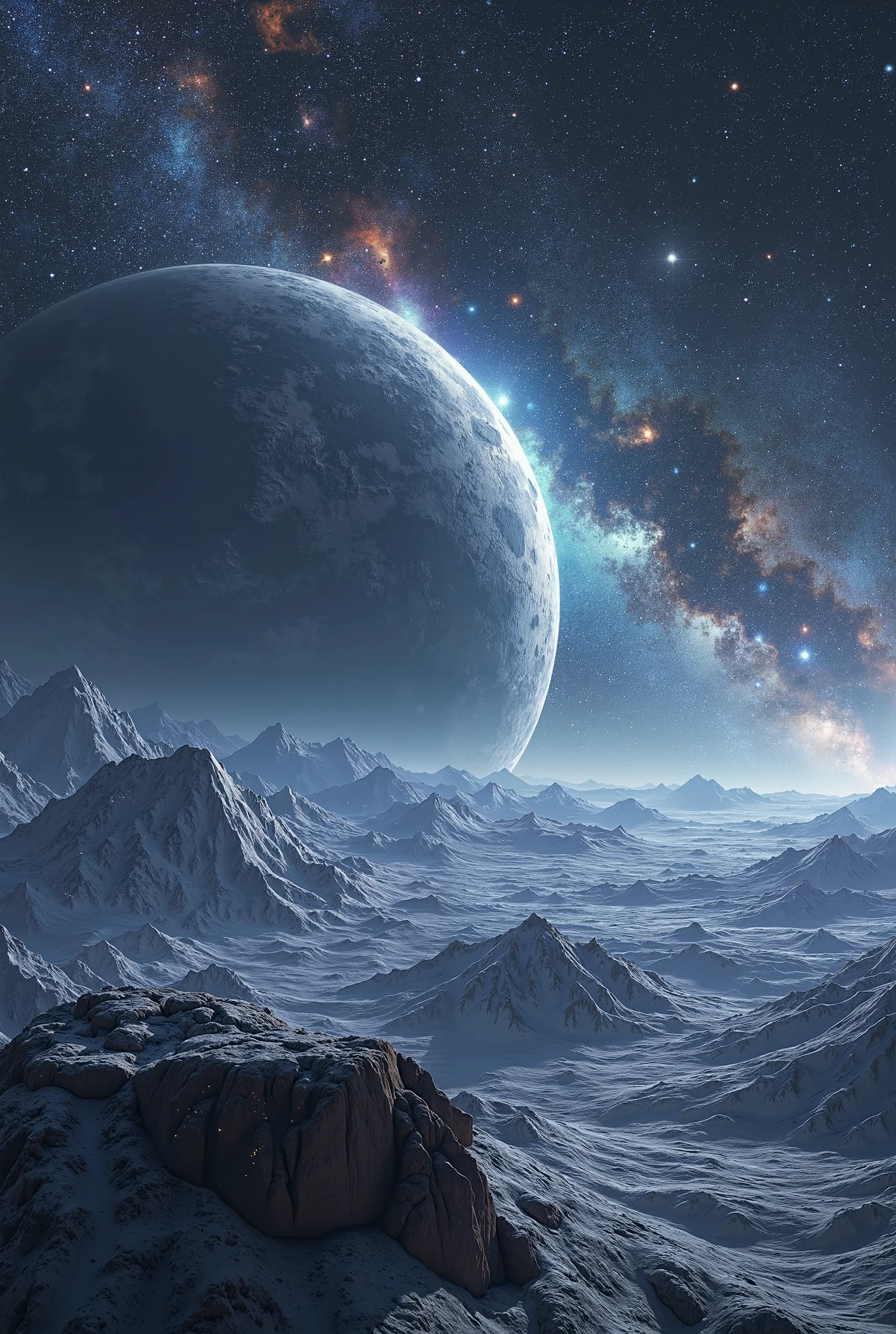 A galaxy with Pluto - SeaArt AI