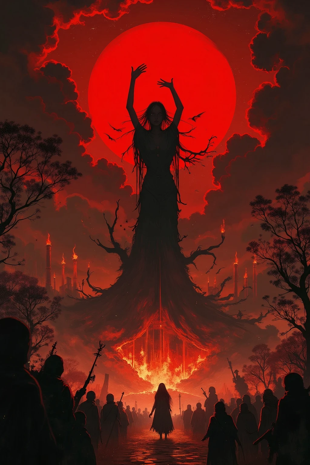 Artistic, World of Darkness,A devil with a beautiful female body ...