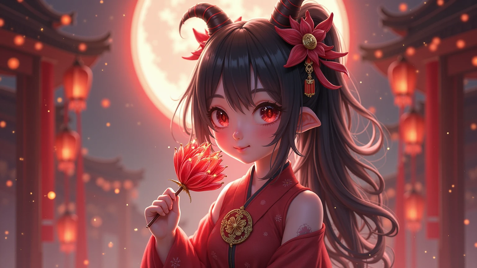 Demon Summoning、lollipop、Cute little girl figure、fun、free、Unrestrained ...