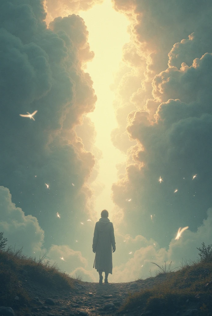 Sky Opening, symbol of overcoming/Release. - SeaArt AI